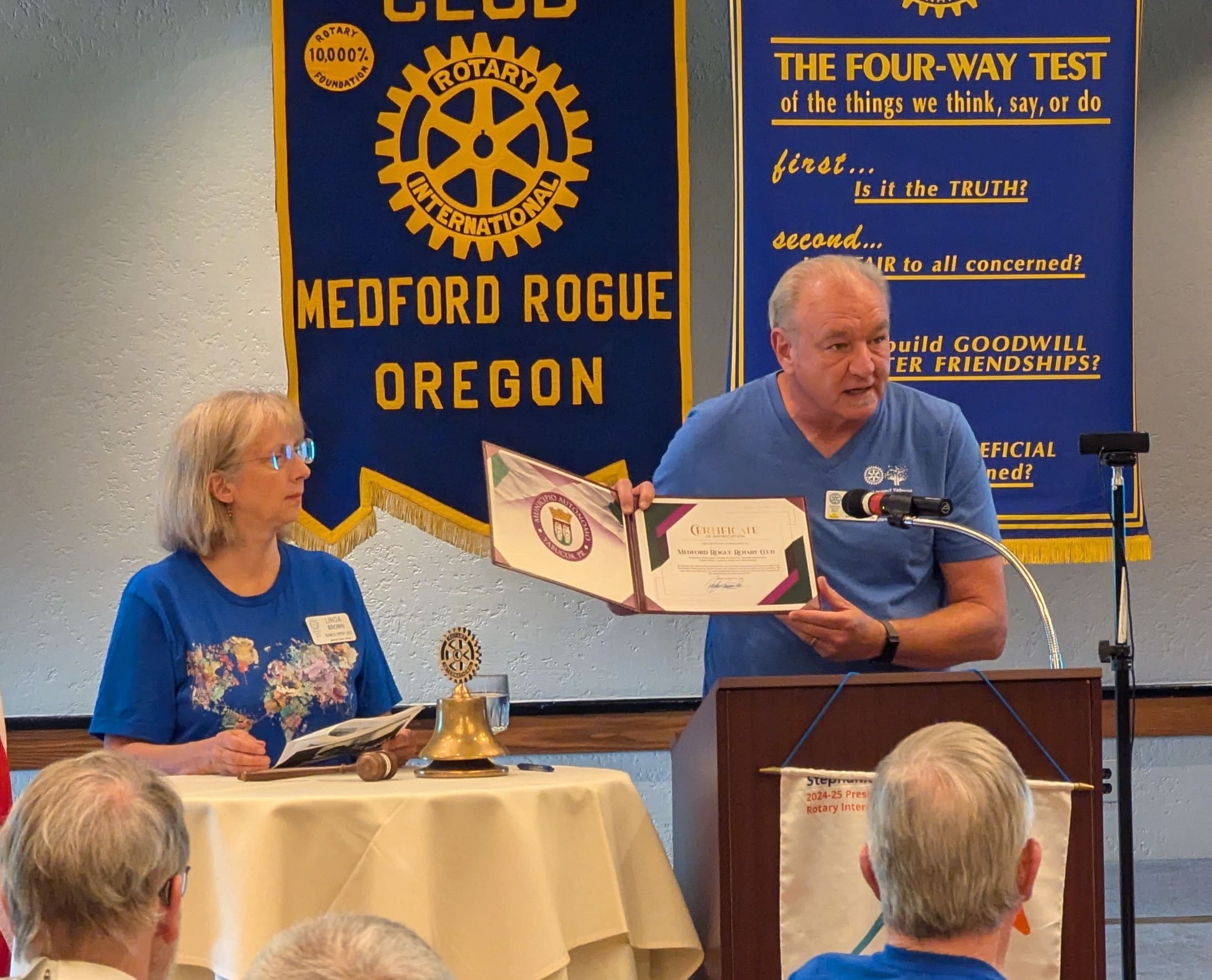 Club Meeting- World Community Serivces - Medford Rogue Rotary